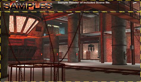 Industrial Super Hall 3d Models 3 D C