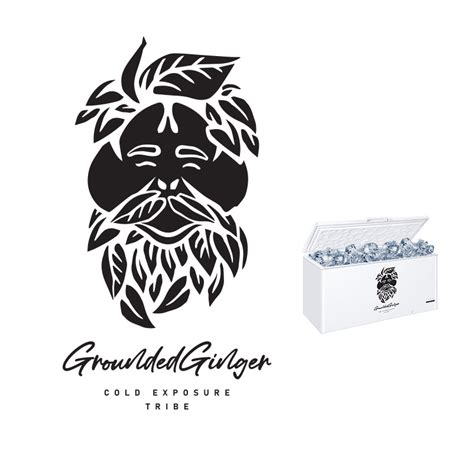 Grounded Ginger Cold Exposure Tribe Jumbo Vinyl Sticker 300mm W X 40