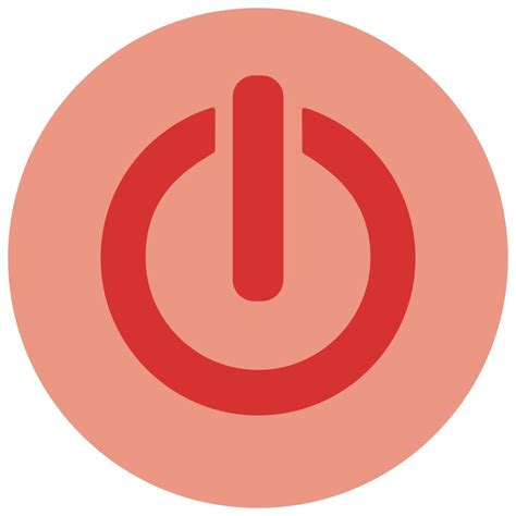 Shutdown Icon In Parakeet Filled Style