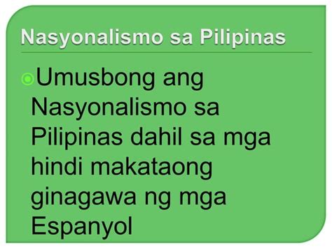 Nasyonalismo Sa Timog Silangang Asya Ppt