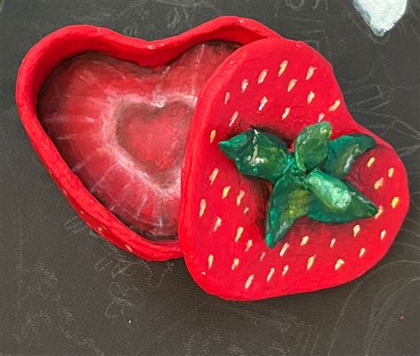Strawberry Heart Tray 🍓