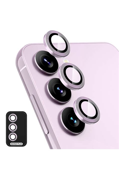 Fibaks Samsung Galaxy S23 And S23 Plus 3 Parça Kamera Lens Koruyucu Cam Kamera Koruma Fiyatı