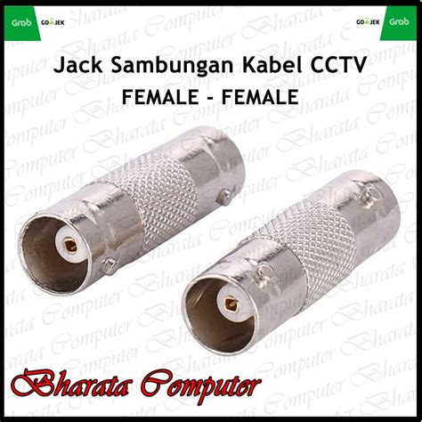 Jual Jack Sambungan Kabel Cctv Jack Sambungan Bnc Kota Bekasi Bharata Komputer Tokopedia