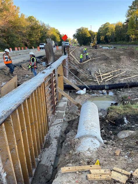 We Are Working For Txdot To Improve The Drainage In New Caney Of A Tributary To Caney Creek