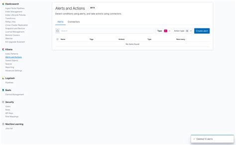 Alerting Alert List Was Not Refreshed After Deleting Alerts · Issue 72372 · Elastickibana