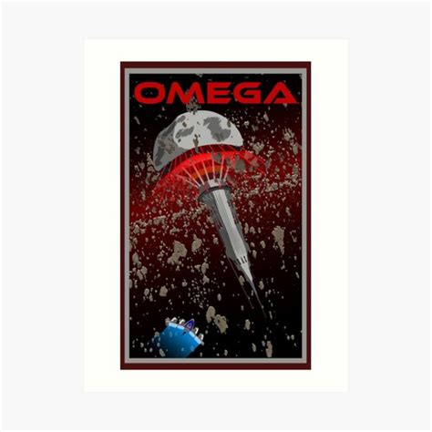 Mass Effect Omega Travel Poster Fan Art Art Print By Raulchirai