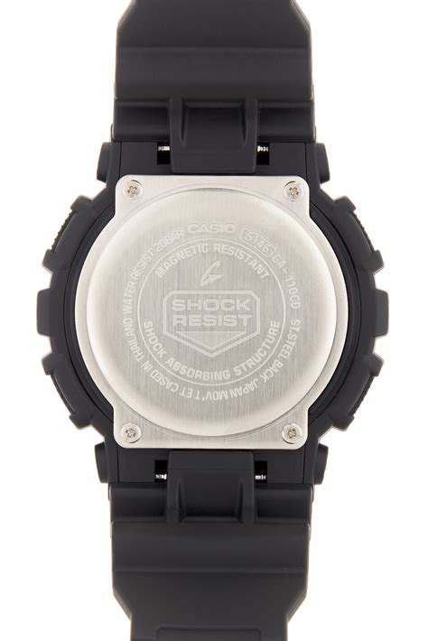 G Shock Ga110cd Series Watch In Black And Blue Revolve