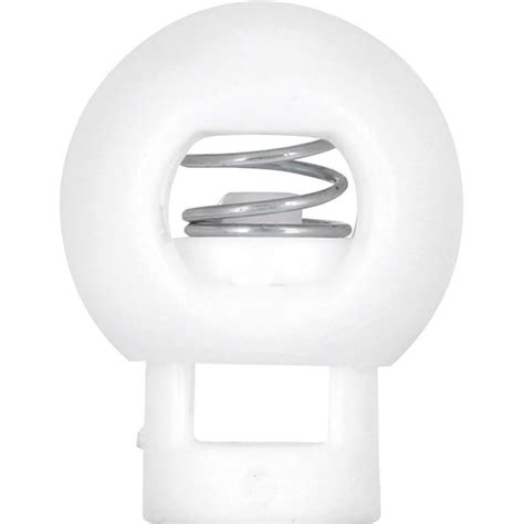 300pcs Cord Locks End Spring Stop Toggle Stoppers Plastic Spring