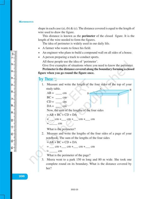 Ncert Book For Class 6 Maths Chapter 10 Mensuration Indcareer Schools
