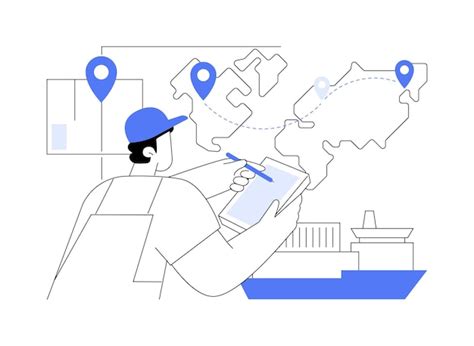 Premium Vector Freight Forwarder Abstract Concept Vector Illustration