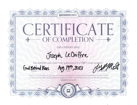 Certificates Of Completion