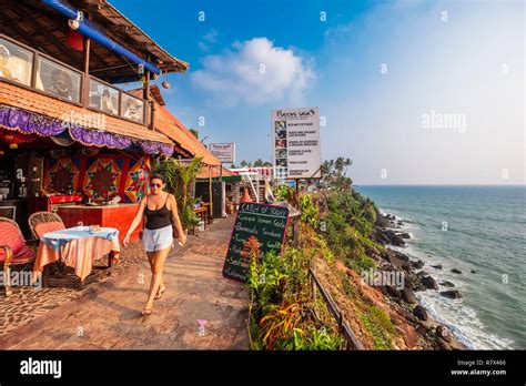 India State Of Kerala Varkala Hotels Restaurants And Shops