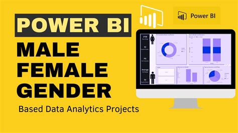 Power Bi Male Female Gender Based Data Analytics Projects Step By Step