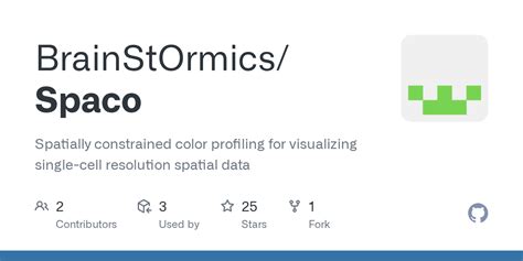 Github Brainstormicsspaco Spatially Constrained Color Profiling For