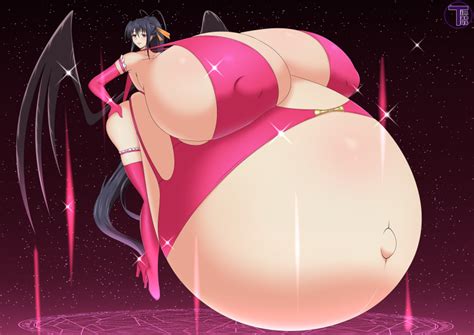 Rule 34 1girls Akeno Himejima Alternate Breast Size Antenna Hair