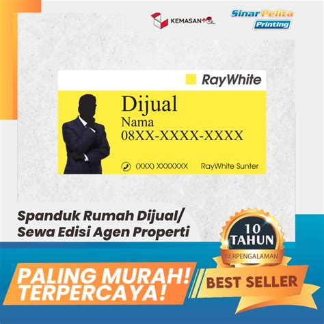 Jual Cetak Spanduk Dijual Disewakan Edisi Agen Properti Free
