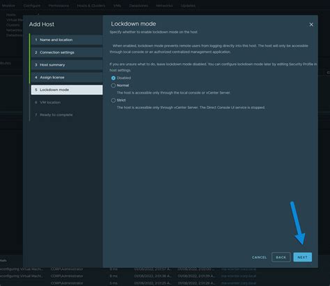 Add An ESXi Host To VC Confused T