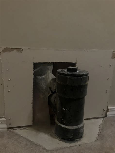 Plumbing How To Neatly Cover An Indoor Sewer Cleanout Home