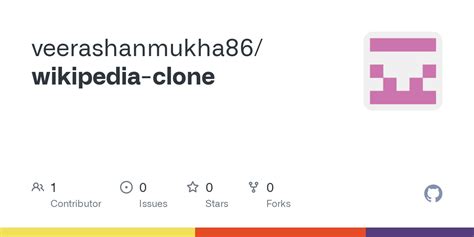 GitHub Veerashanmukha Wikipedia Clone