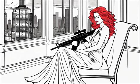 Redheaded Assassin Line Art By Bassicallydoug On Deviantart