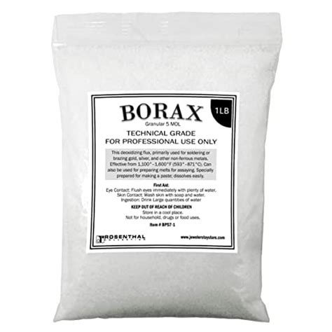 Borax Flux Granular 5 Mol Melting Gold Silver Jewelry Casting Glazing Crucibles And Soldering 1