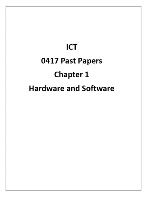 417 Chapter 1 Past Papers Pdf Computing