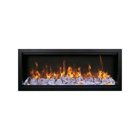 Amantii Symmetry Series 74 Bespoke Electric Fireplace — Classic