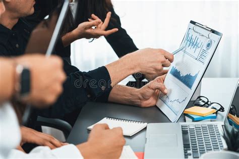 Data Analysts Team Of Office Worker Collaborate On Bi Dashboard