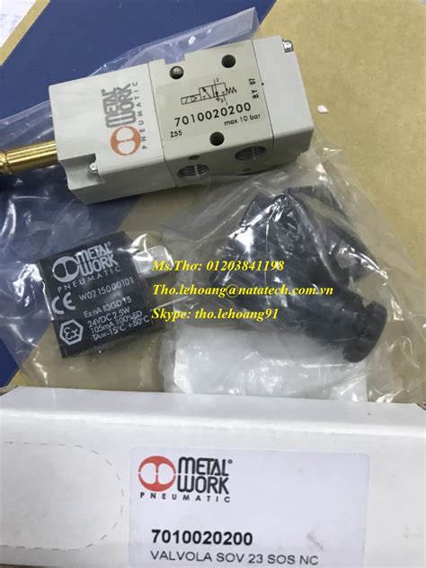 Van điện Từ Metal Work 7010020200 Sov 23 Sos Nc