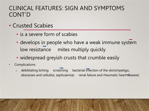 Scabies Notes Ppt Pptx