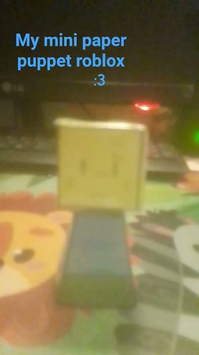My Mini Paper Puppet Roblox Youtube
