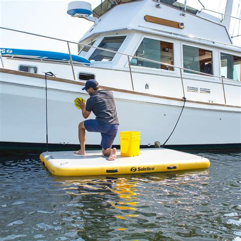 8 X 5 X 6 Inflatable Dock Solstice Watersports Inflatable Floating
