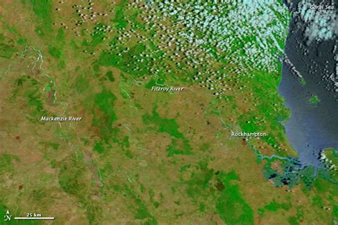Sa Weather And Disaster Observation Service Flooding Along The Fitzroy River