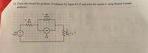 solved 12 draw the circuit for problem 10 chapter 8
