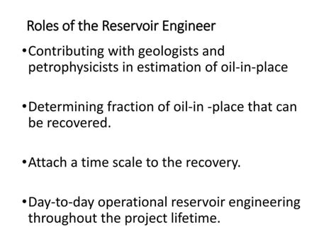 Reservoir Engineeringppt