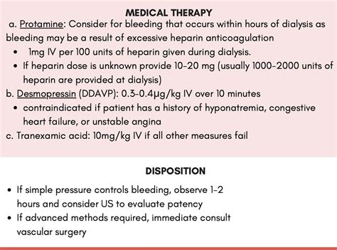 Bleeding Av Fistula Management Em Daily