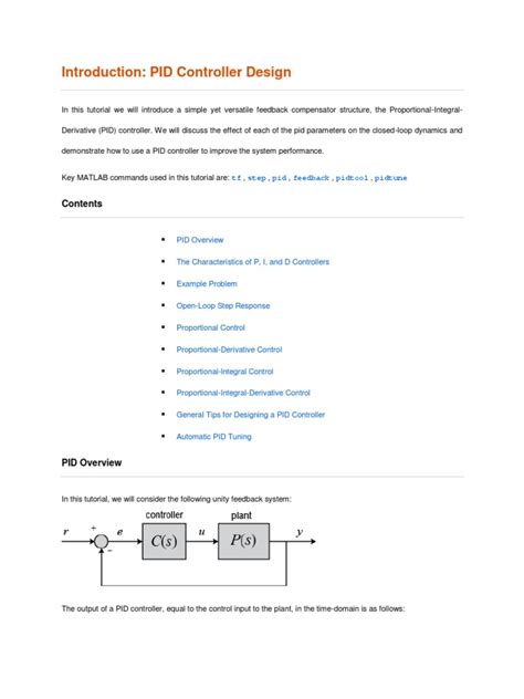 pdf introduction of pid controller desigh dokumen tips