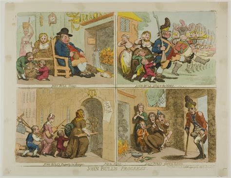 John Bulls Progress By James Gillray Buy Fine Art Print