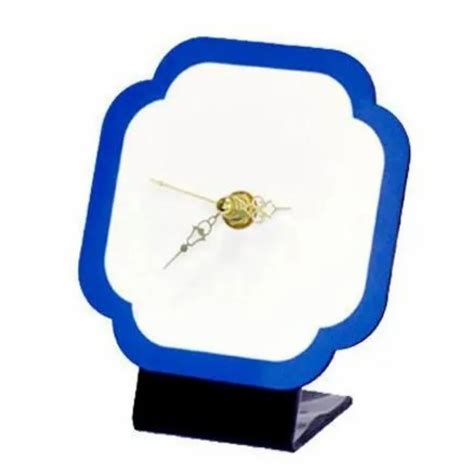 Sublimation Wooden Blank Table Clock Shape Round At ₹ 125 Piece In