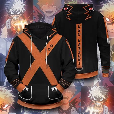 My Hero Academia Anime Bakugou Katsuki Jacket Cosplay From Uledemode