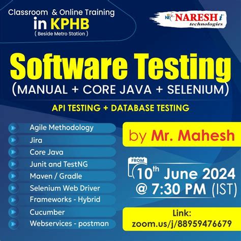 software courses in hyderabad on linkedin selenium softwaretesting