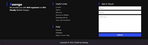 35 CSS Footers Templates To Check Out And Use