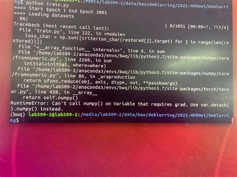 Error Running Training Code · Issue 101 · Swz30mprnet · Github