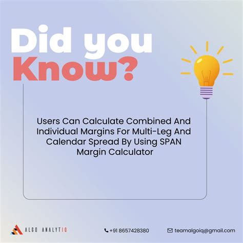 How To Use Algoiqs Span Margin Calculator Algo Analtytiq Posted On