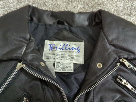 Vintage Michael Jackson Thriller Jacket Black Thrilling Size 10 Youth