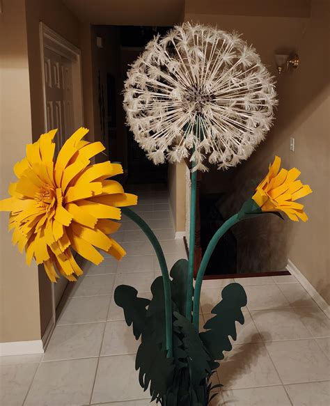 Giant Dandelion For Vbs 2025 Magnified Life Size Dandelion Prop