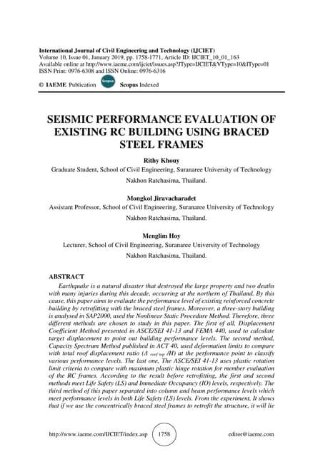 53681294 Asce 7 Seismic Example Pdf
