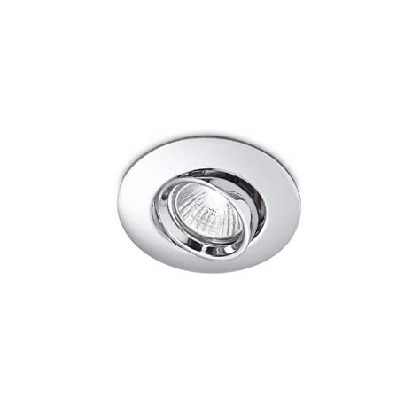 Ariel Faretti Gu10 Led Da Incasso Controsoffitto Tondo Led Orientabile Nickel