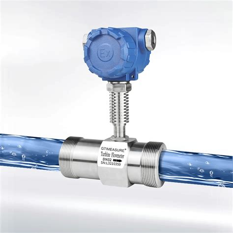 Digital Thread Screw Liquid Turbine Flowmeter Crude Oil Flow Meter In Liter China Thread