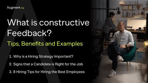 What Is Constructive Feedback Tips Benefits And Examples